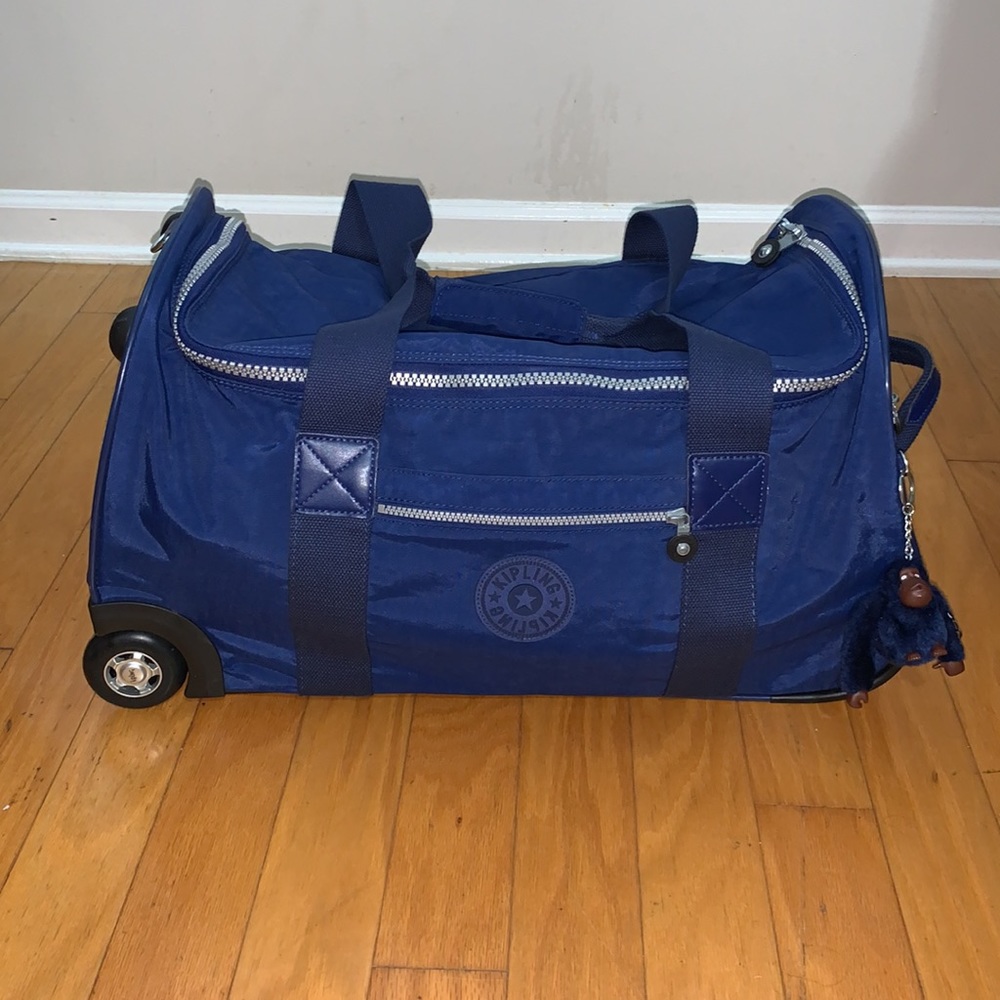 Kipling Navy Blue Duffle Carry-On - Gem